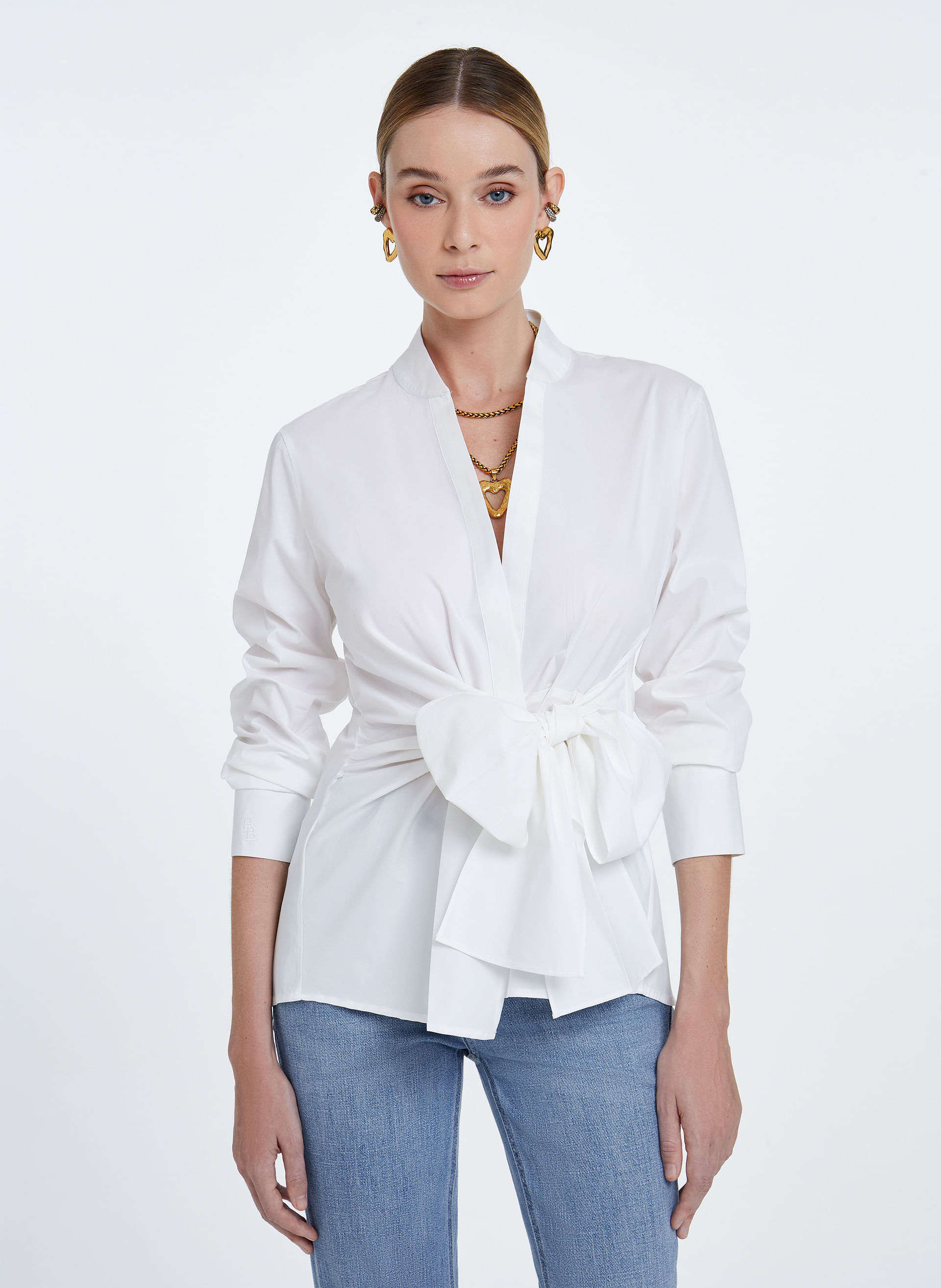 Camisa Milena Off White Bo.Bô Feminina